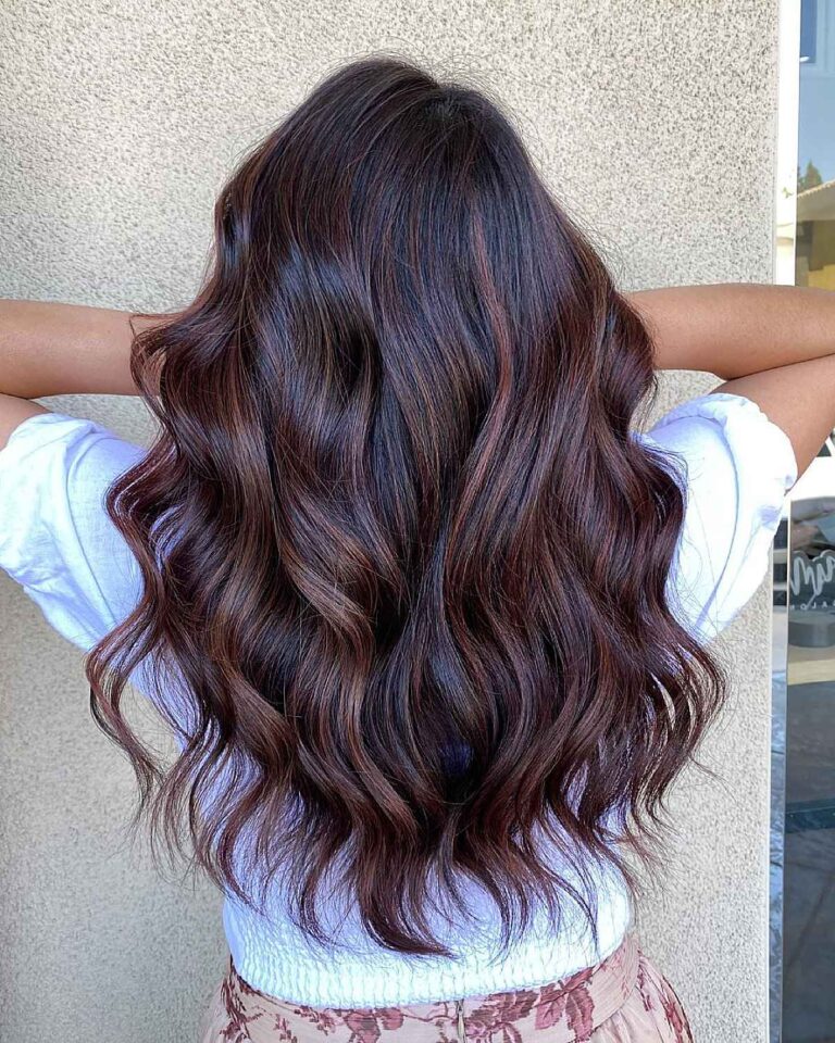 20 Gorgeous Red Highlight Ideas for Black Hair That Turn Heads
