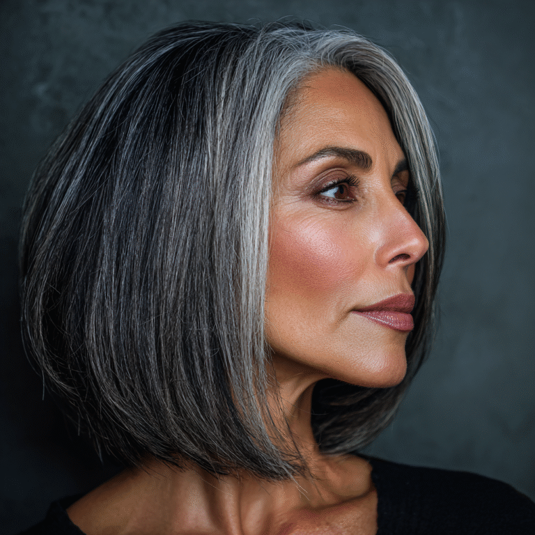 70+ Trendy Salt and Pepper Hair Inspo for a Chic, Ageless Look